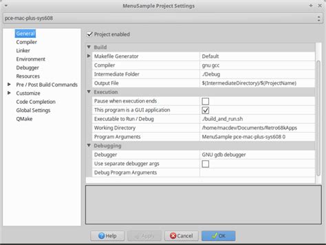 Developing Vintage K Macintosh Apps With CodeLite IDE Retro And Pce Macplus Emulator