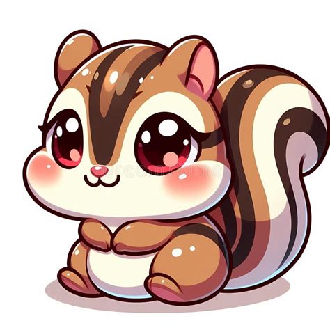 Cute Chipmunk Chibi Illustration Stock Illustrations 71 Cute Chipmunk