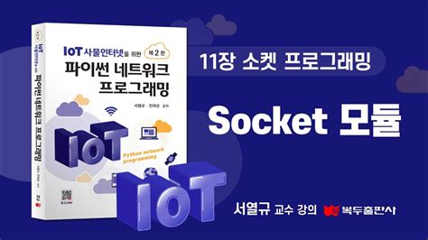 11장 소켓 프로그래밍socket 모듈 Youtube