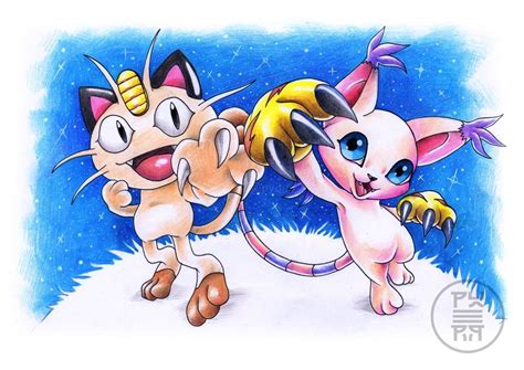 My first Pokemon Digimon crossover Pokémon Amino