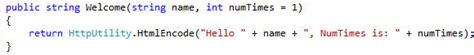 MVC Action Methods With Parameters TechMbaBi