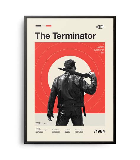 The Terminator Movie Poster The Terminator Licensed Alternative Film