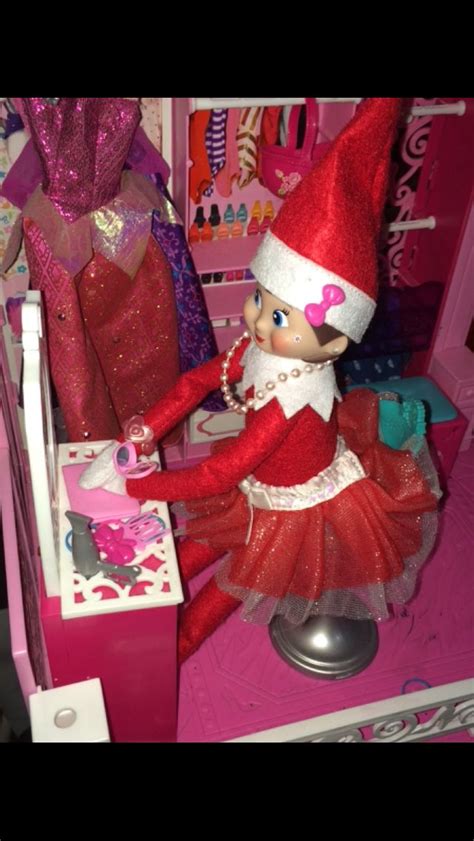 Girly Elf On The Shelf In The Barbie Dreamhouse Elf Fun Elf Elf On