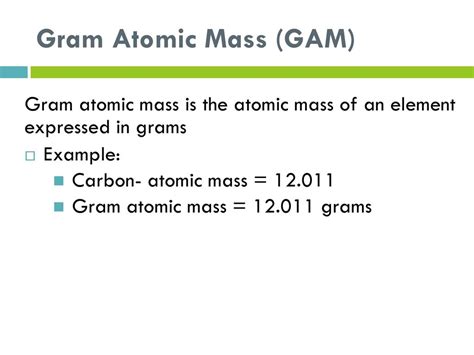 Examples Of Mass Gram