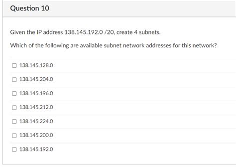 Solved Question Given The IP Address Chegg Com