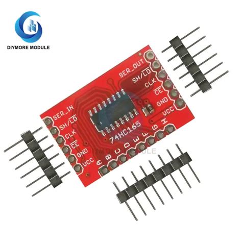 โมดูลการแปลง Sn74hc165 6v Dc2 Shift In Breakout Parallel To Serial Data Conversion Board 0 1