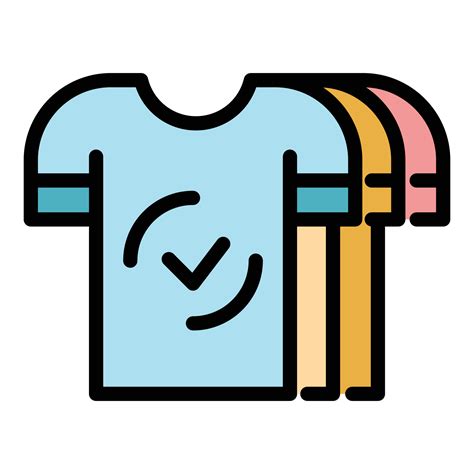 Shirt Agitation Icon Color Outline Vector 19189026 Vector Art At Vecteezy