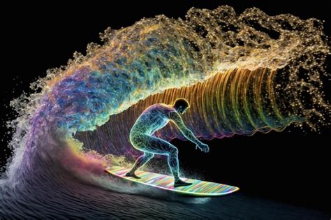 Diffusing Wave Spectrosurfing Rmidjourney