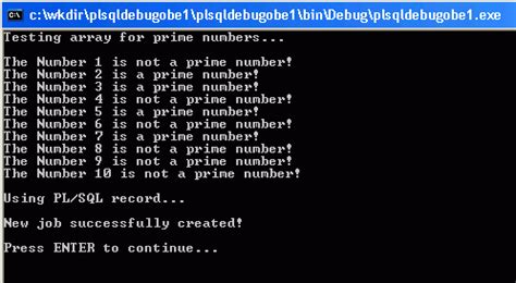 Debugging Oracle PL SQL From Visual Studio