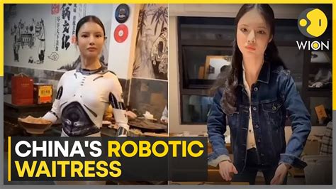 Chinas Robotic Waitress Video Of Robot Like Waitress Serving Food At A Restaurant Puzzles