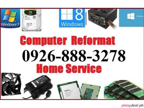 Reformal Laptop Desktop Reformat Computer Repair Home Service Mandaluyong Philippines Buy And