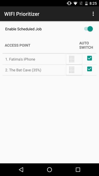 how to set wifi connection priority in android