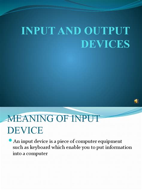 Input And Output Devices Assignment Computer Pdf Camera Computer