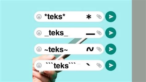 Cara Mudah Membuat Tulisan Tebal Miring Dan Bergaris Di Whatsapp
