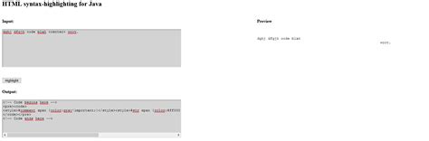 Beginner Javascript Syntax Highlighter For Java Code Review Stack Exchange