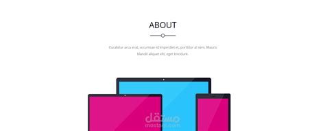 HTML AND CSS TEMPLATE مستقل