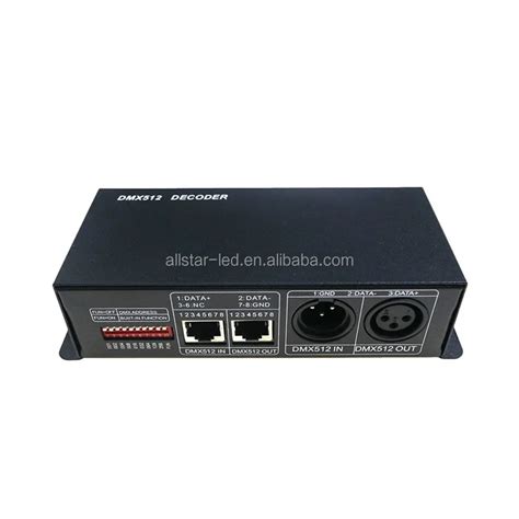 Dmx Decoder Rgbw Led Channels A Led Dimmer Driver For Rgb Led Dmx