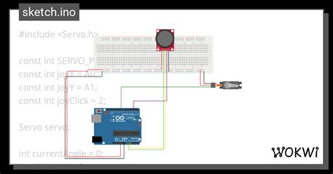 Exercice ServoMoteurJoystick Wokwi ESP STM Arduino Simulator