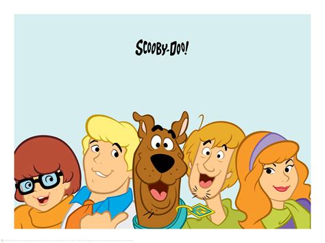 Scooby Doo™ Gang Poster With Cartoon Characters Poster Store Uk