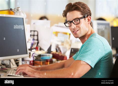 Young Man Office And Workplace Workplace Office Assistant Guy Man