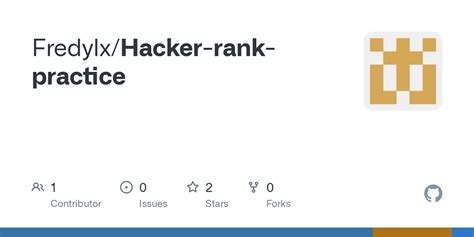 Github Fredylxhacker Rank Practice