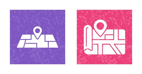 Map And Map Icon 32642151 Vector Art At Vecteezy