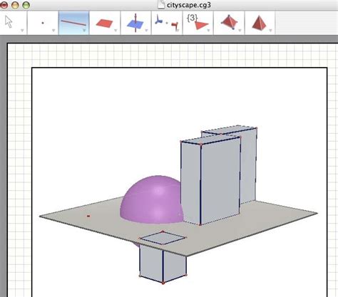 1 Dynamic Geometry Representation In Cabri 3d Download Scientific Diagram