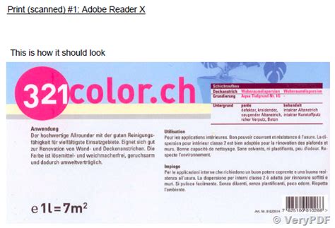 Compare Printing Result Between Verypdf Pdf Print Command Line And
