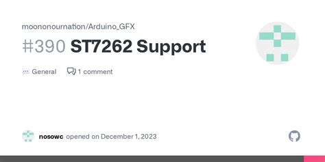 ST Support Moononournation Arduino GFX Discussion GitHub