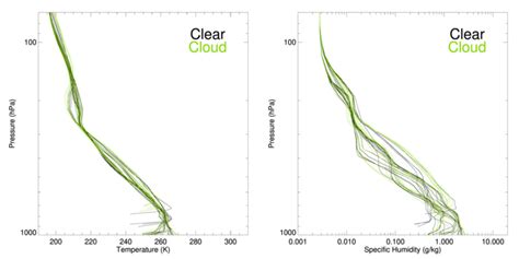 Left Temperature T Profiles Right Specific Humidity Q Profiles Download Scientific