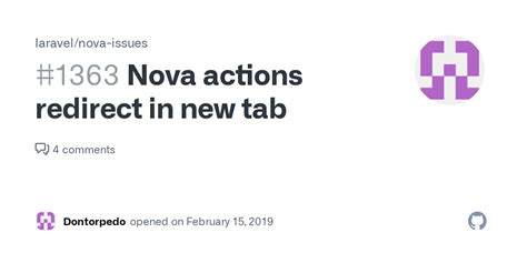 Nova Actions Redirect In New Tab · Issue 1363 · Laravelnova Issues