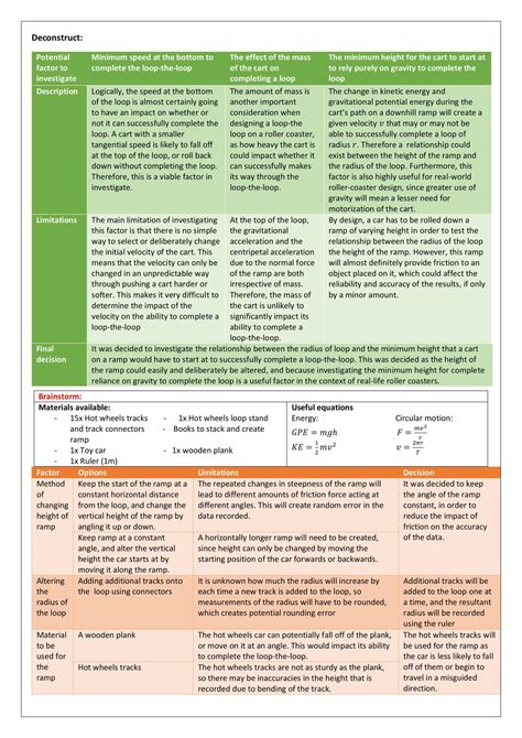 stage 2 physics loop the loop deconstruct and design physics year