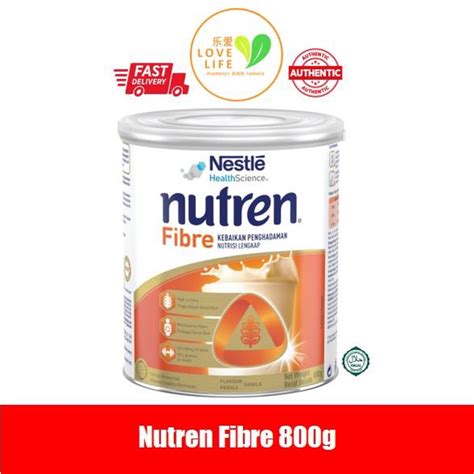 Nutren Fibre 800g Milk Supplement Shopee Malaysia
