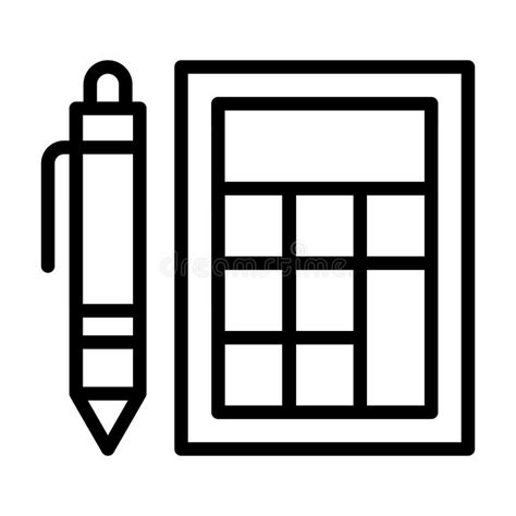 Calculator With Pen Denoting Accounting Concept Vector Mathematical