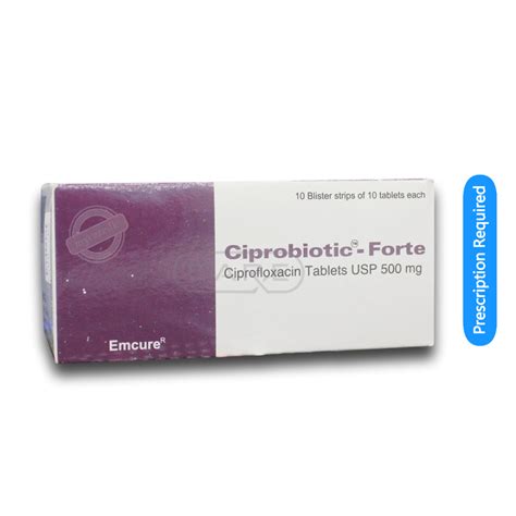 Ciprobiotic Forte 500mg Rs1577 Mycarelk Sri Lanka