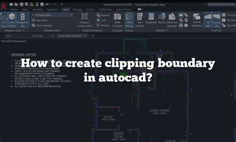 How To Create Clipping Boundary In Autocad
