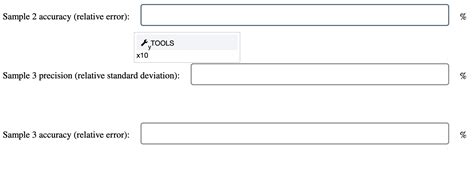 Solved Determine The Precision And Accuracy Of These Data