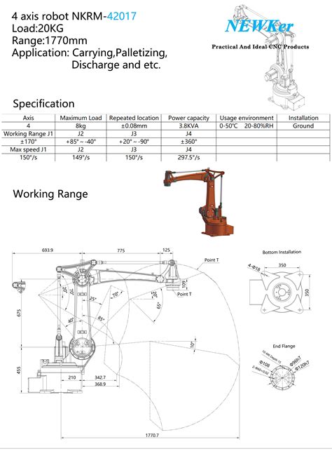 Axis Automat Cnc Robot Arm Milling Articulated Robot Arm China Products From Chengdu Newker
