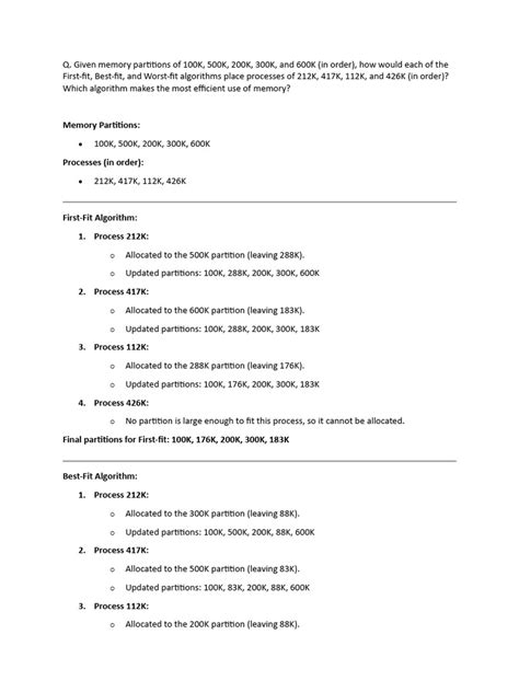 Memory Allocation Numerical Pdf Algorithms Algorithms And Data