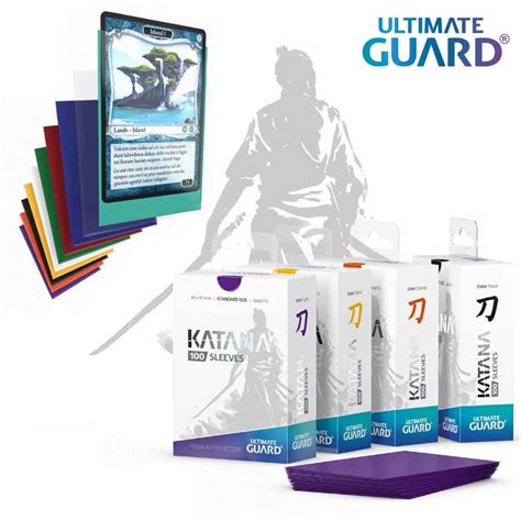 Katana Sleeves Standard Size Red Ultimate Guard Atlantis Hobby