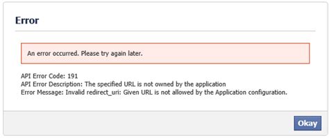 Facebook Authentication With The Facebook C SDK And ASP NET MVC