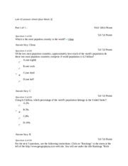 Lab 2 Answer Sheet Due Week 2 Lab 2 Answer Sheet Due Week 2 Part 1 Of 1 94 0 100 0 Points