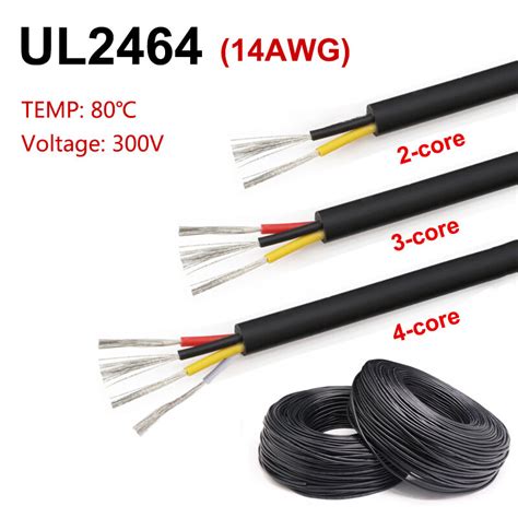 Pvc 차폐 구리 주석 도금 절연 신호 제어 케이블 1m 블랙 구리 와이어 14awg Pvc 채널 시스 234 코어