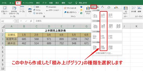 積み上げ棒グラフをexcel（エクセル）で作る方法｜縦棒・横棒｜図解徹底解説