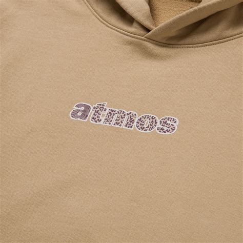 Aandp X Atmos Script Hoodie Sand Albino And Preto