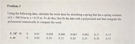 solved problem 3 a using the following data calculate the