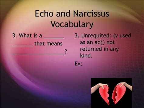 PPT Echo And Narcissus Vocabulary PowerPoint Presentation Free Download ID 460828