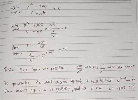Solved 15 2 Pts Assume A And B Are Both Positive Integer Constants Course Hero