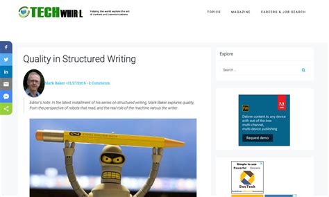 Quality In Structured Writing Techwhirl Doctoolhub