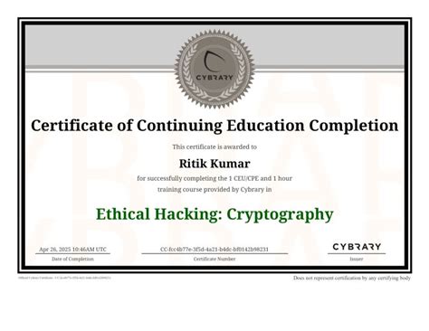 🔐 Ethical Hacking Cryptography 🔐cybrary Cryptography Is The
